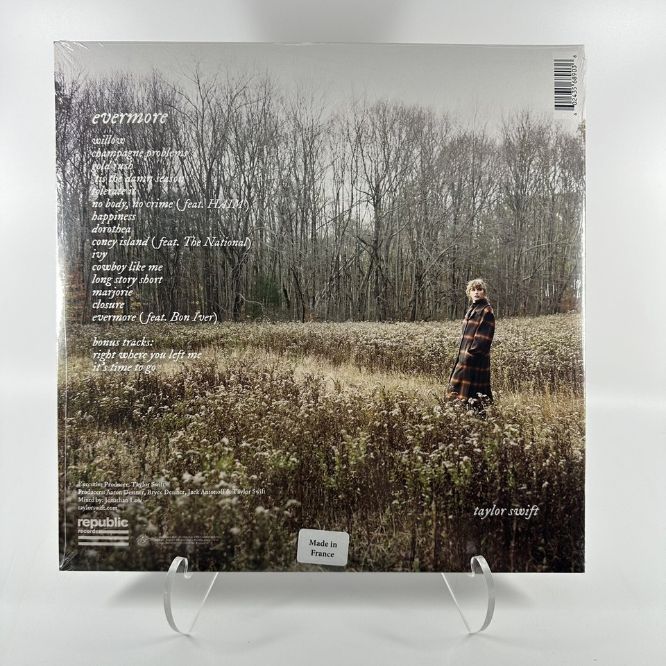 Taylor Swift - Evermore Vinyl Record Limited Red Color Variant | eBay