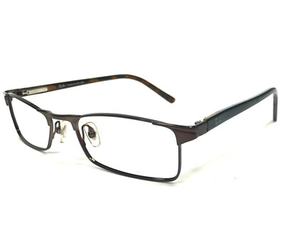 Ray-Ban Eyeglasses Frames RB 6067 2511 Brown Tortoise Blue Rectangular ...