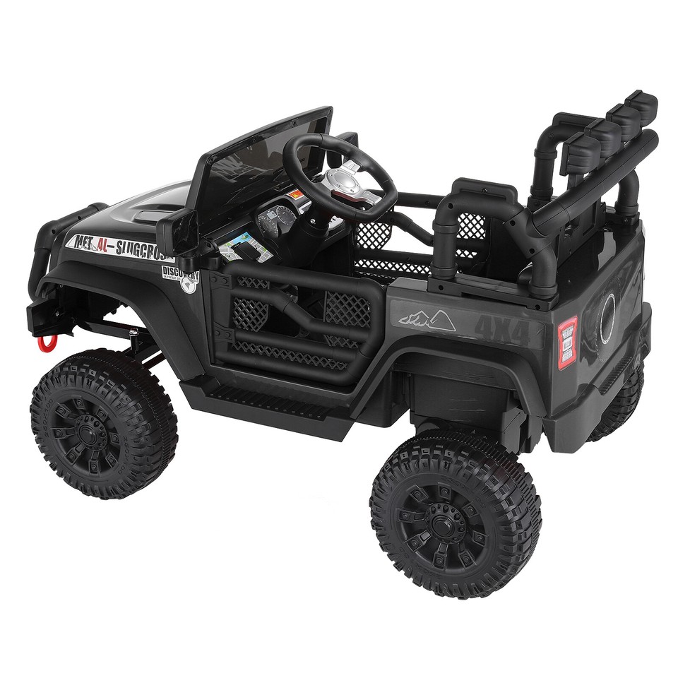 Kids Ride on Car Toy 12V Electric Power Wheels Truck with Parent Remote ...