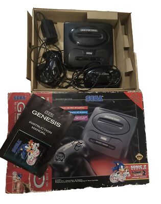 Sega Genesis Model 2 Console Bundle System In Box - Tested Read | eBay