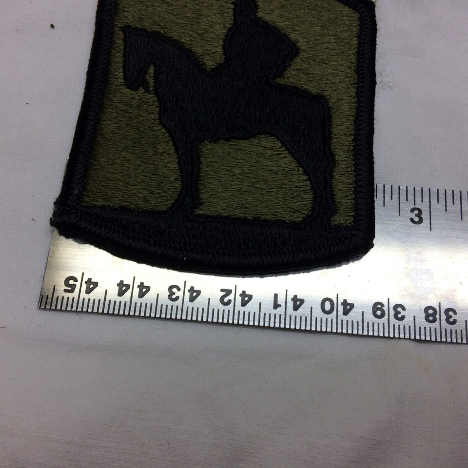 Military Patch Badge lot (2) Army 116th Infantry Brigade Color Subdued ...