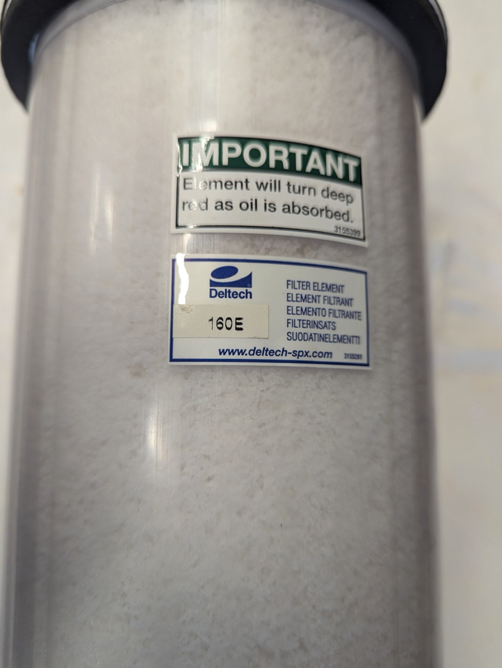 Deltech 160E Filter Element, New | eBay