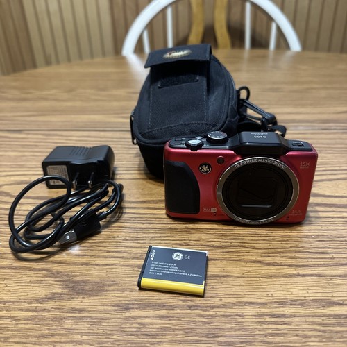 GE G100 14.0MP Digital Camera - RED Tested + WORKING 15x Wide Bundle ...
