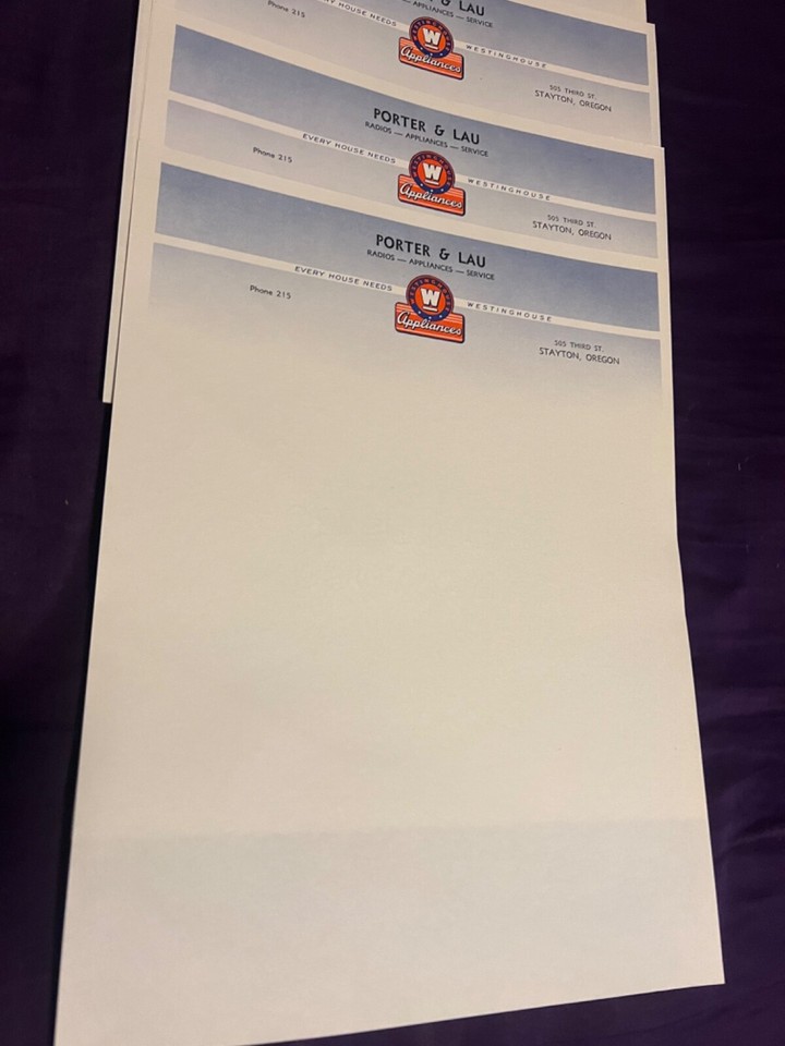 Letterhead 5 Sheets Of RADIO 1970s Vintage Stationery Unused Lot | eBay