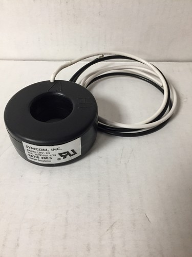 Symcom LITTELFUSE 2DW-200 200:5 ACA SOLID CORE DONUT STYLE CURRENT ...