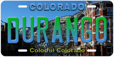 Durango Colorado Novelty Car License Plate | eBay