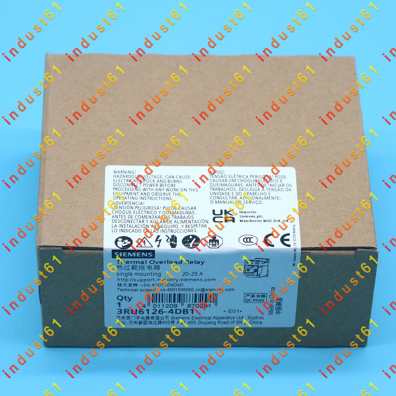 1PCS NEW Siemens Overheat relay 3RU6126-4DB1 3RU6 126-4DB1 20A~25A FAST SHIP | eBay