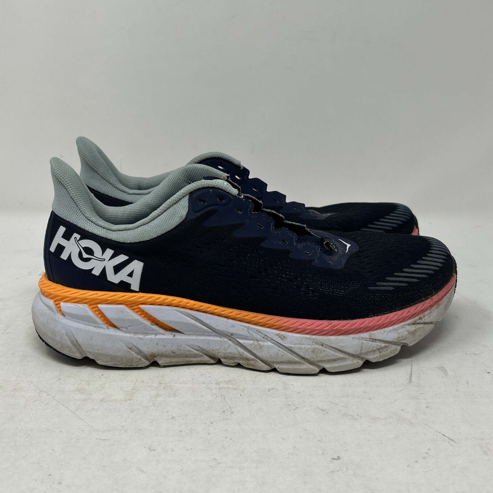 HOKA ONE ONE Women's CLIFTON 7 1110509/BIBH IRIS/BLUE HAZE RUNNING SHOES SIZE 8 | eBay