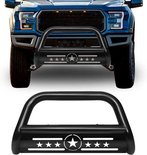 Bull Bar 3" Push Brush Front Bumper Grille Guard For 2004–2020 Ford F ...