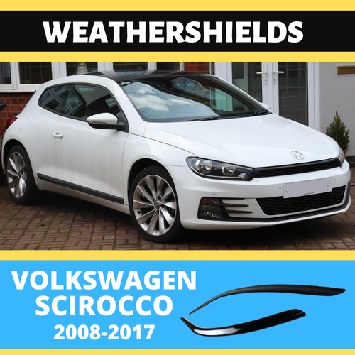 Weathershields FITS Volkswagen Scirocco (2008-2017) Window Side Visors Guards | eBay