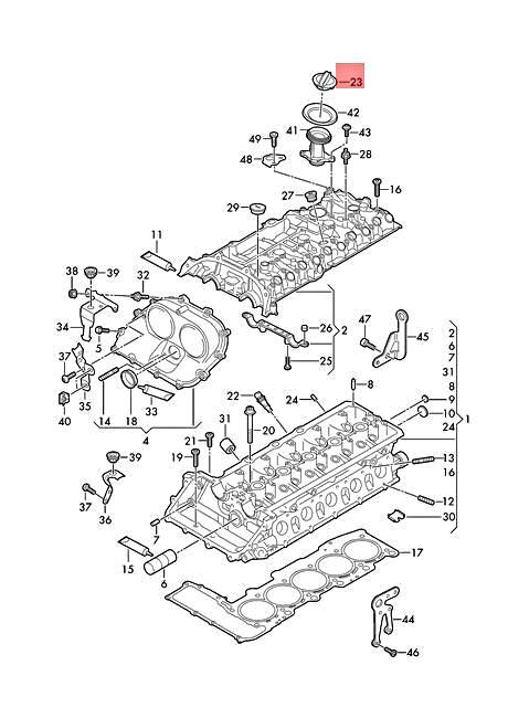 Genuine AUDI VW SKODA SEAT A1 A3 Cabriolet end cap 06K103485D | eBay
