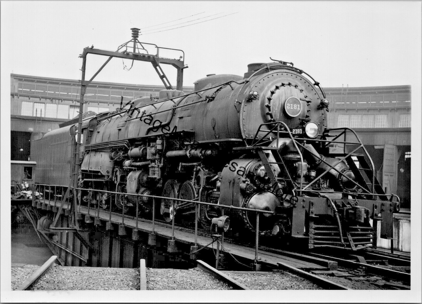 Vintage Norfolk and Western Railroad Railway 2188 Steam Locomotive ...