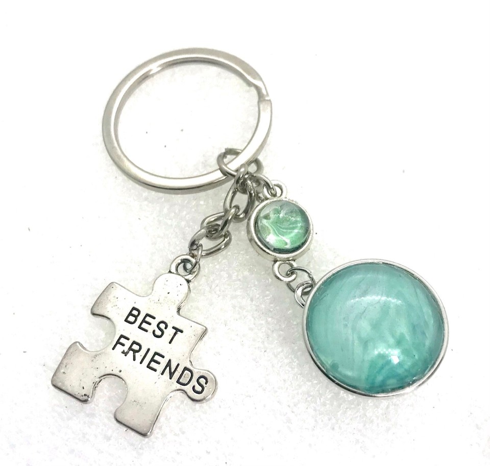 Handmade Key chain key rings charm unique gift idea wearable art ...