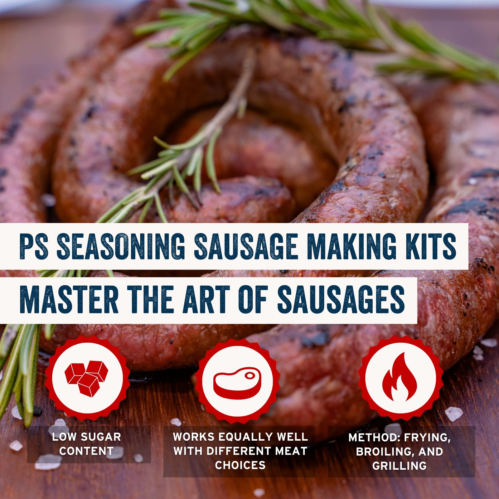 German Style Sausage Kit - Includes Seasoning and Casings for up to 25 ...