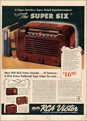 1940 Vintage ad RCA Victor RCA Victor Triumph retro Radio photo 03/13 ...