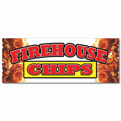 FIREHOUSE CHIPS DECAL sticker chips restaurant snacks subs combo | eBay