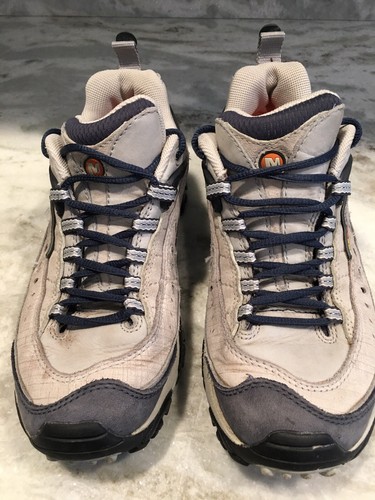 MERRELL PULSE II Continuum Women leather hiking boot Size 7 Vibram Shoe ...