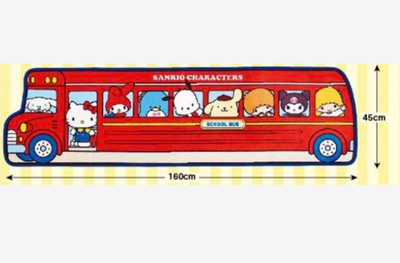 Autobús Escolar De Hello Kitty Kuromi Hello Kitty Sanrio Pluche
