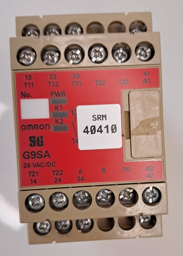 Omron G9SA-301 Safety Relay Unit 24 VAC/DC, 3 Safety Outputs, Series E ...