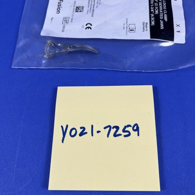 V. Mueller CH8510 Jacobson Bulldog Clamp Curved Finely Serrated Jaw NEW ...