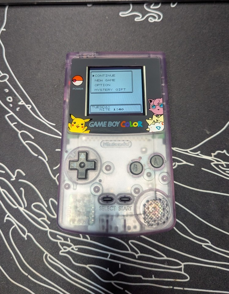 Nintendo Game Boy Color Custom Pokemon Shell with Backlit LCD Screen | eBay