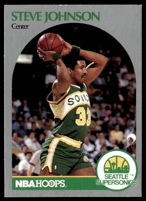1990-91 Hoops Steve Johnson Seattle SuperSonics #278 | eBay