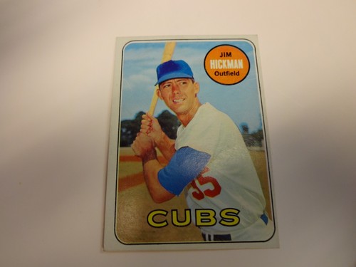 1969 Topps Baseball Jim Hickman Chicago Cubs Card #63 | eBay