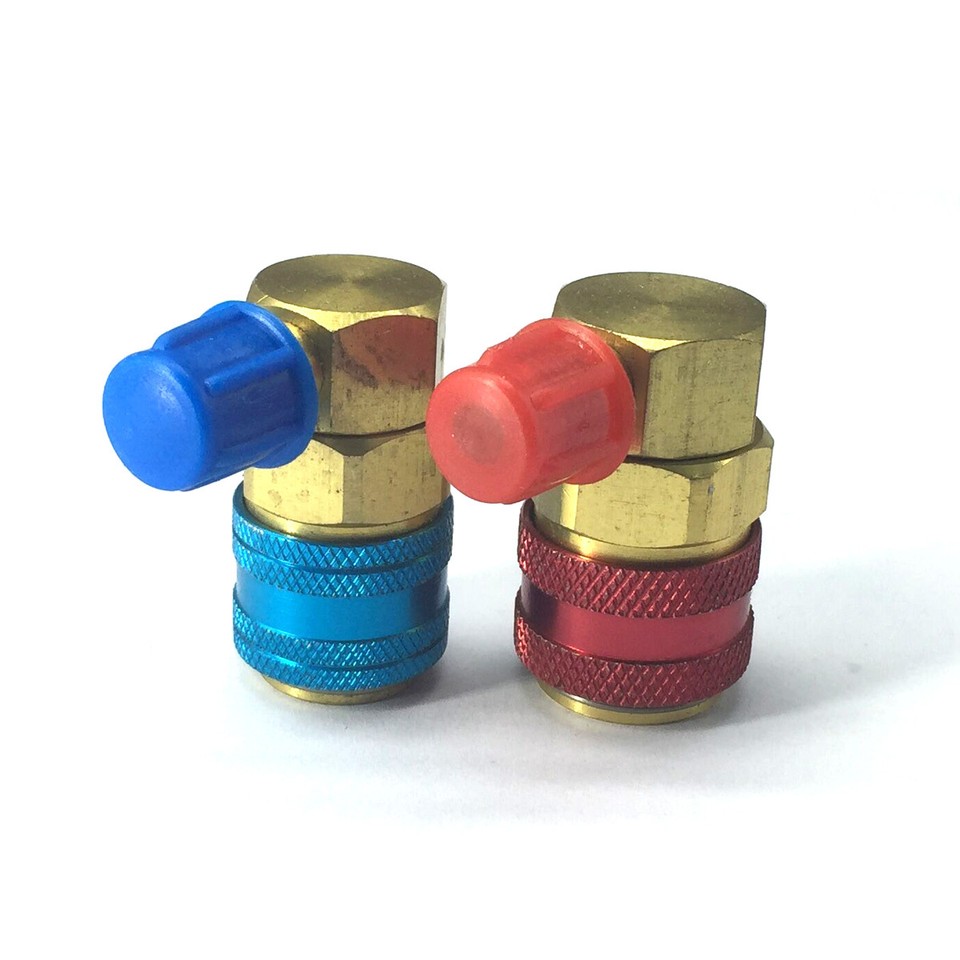 AC R134a QC-15LH Quick Connector Adapter Coupler car Auto Air ...
