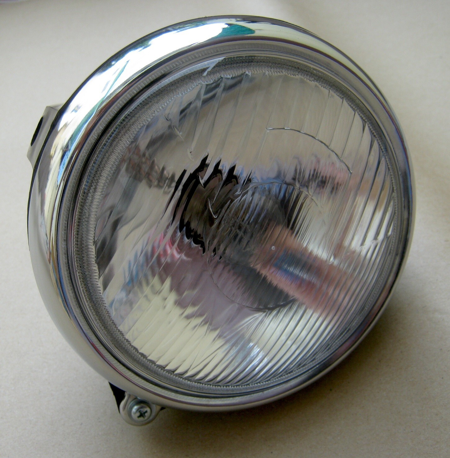 6" HONDA CB100 CB125 CL100 CL125 XL100 HEADLIGHT & CASE & SOCKET - FREE ...