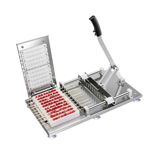 Manual Skewers Stainless Steel Lamb Beef Vegetable Stringer Threading ...