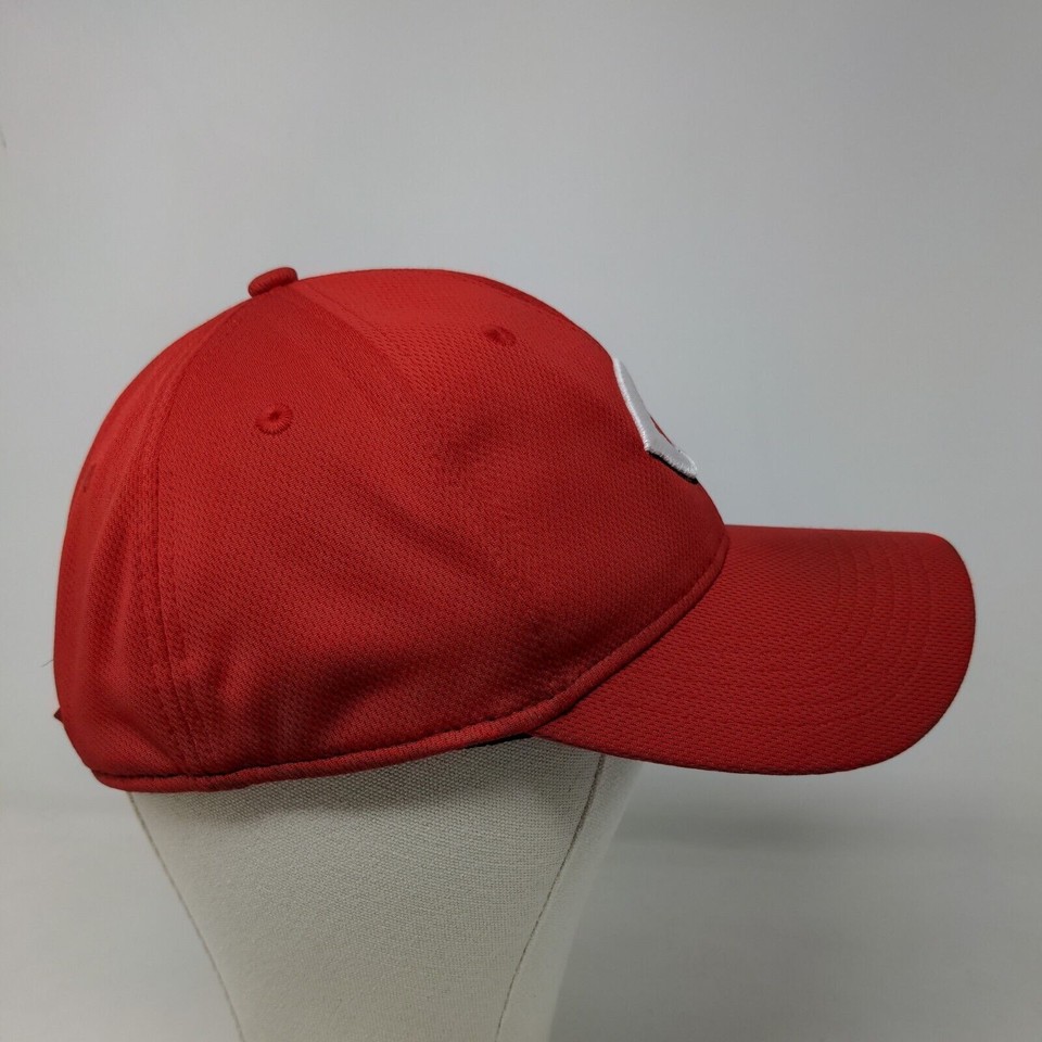 OC Sports Men's Strapback Hat Red Size OSFM Embroidered Cincinnati Reds ...