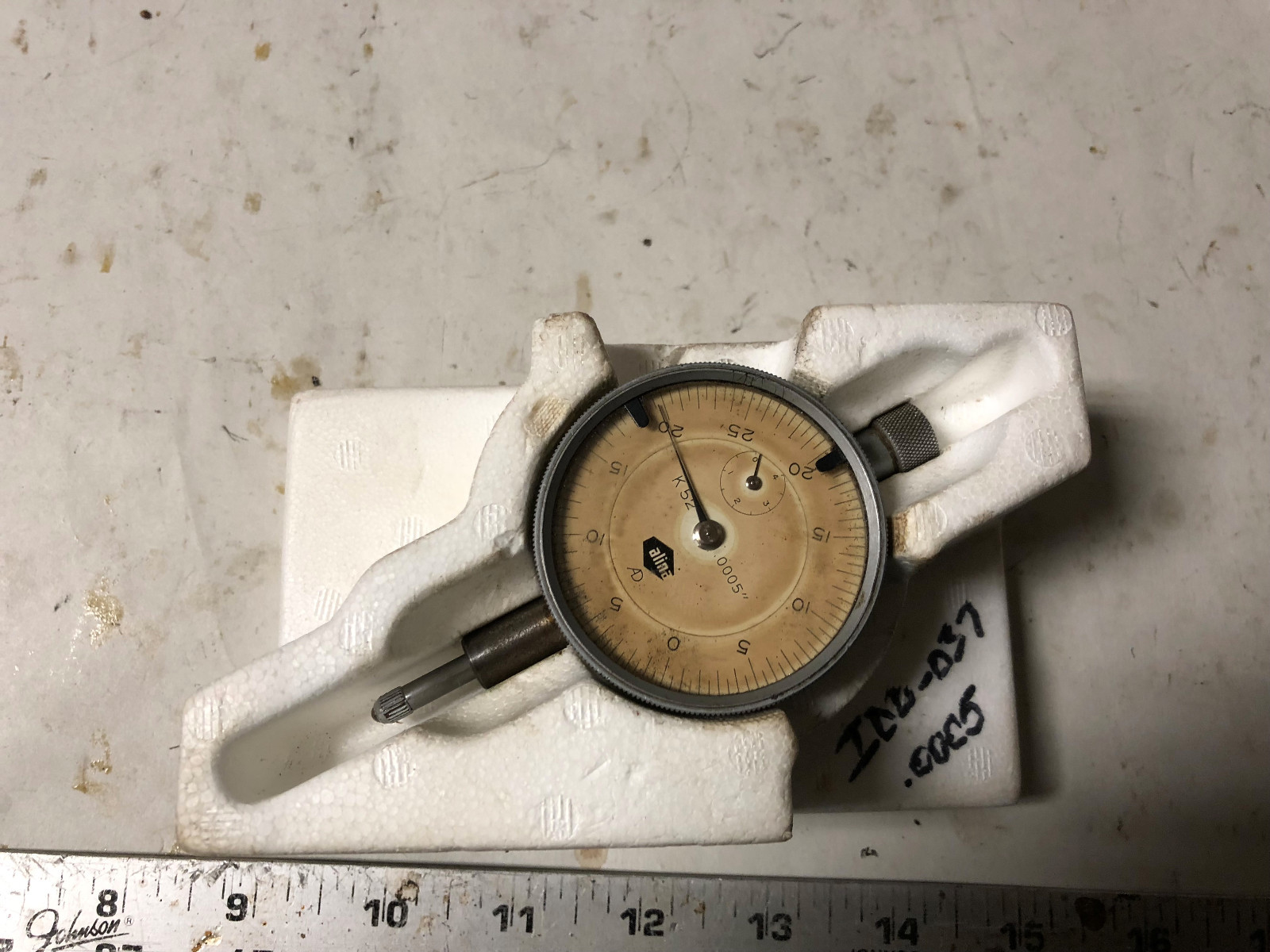 MACHINIST TOOL LATHE MILL Machinist Alina Dial Indicator Gage Gauge ...