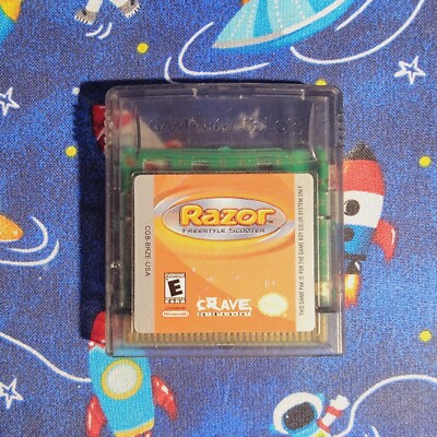 Razor Freestyle Scooter (Nintendo Game Boy Color, 2001) Authentic ...