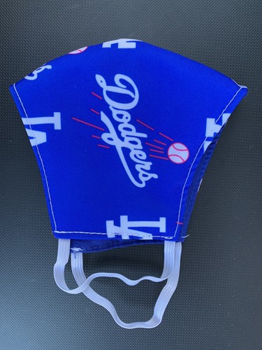 Los Angeles Dodgers Face Mask triple Layer Handmade Washable Cloth ...