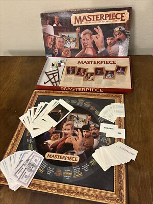 Masterpiece Board Game Art Auction Parker Bros 1996 Edition 99% (No ...