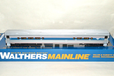HO Walthers Amtrak phase VI 6 85' Horizon Fleet passenger car train ...