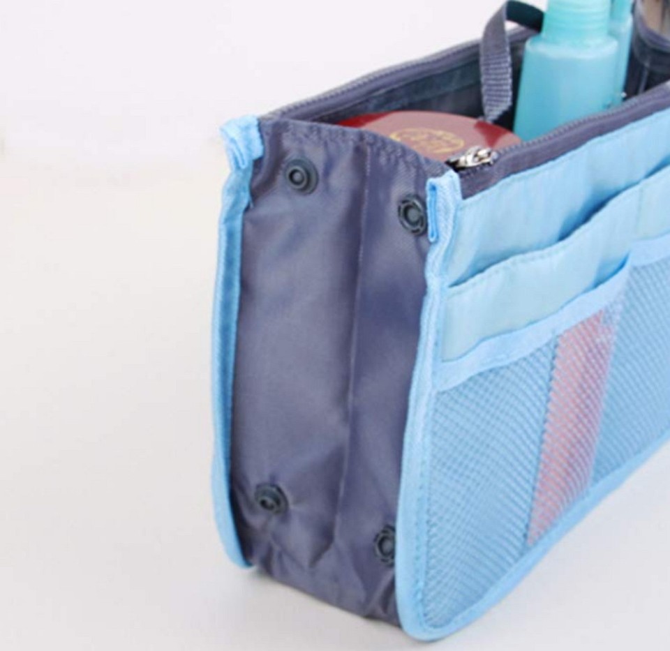 Women’s Travel Handbag Organizer Insert – Multi-Pocket Tote Purse Liner ...