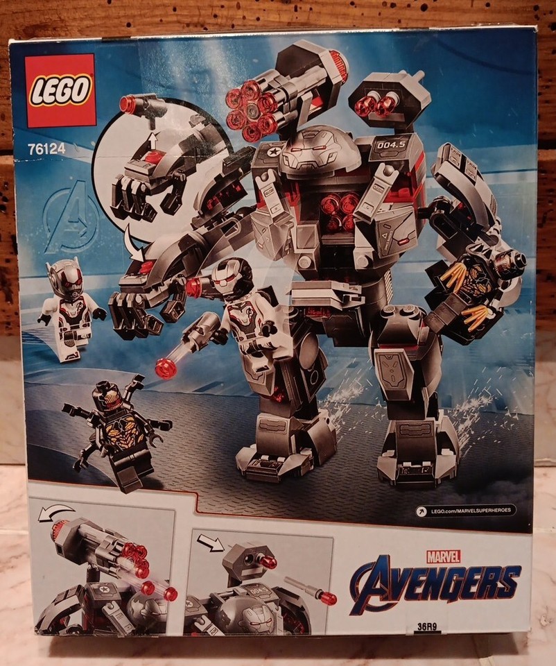 Retired LEGO 76124 Marvel Avengers War Machine Buster Ant-man New ...