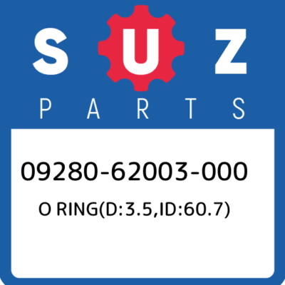 09280-62003-000 Suzuki O ring(d:3.5,id:60.7) 0928062003000, New Genuine ...