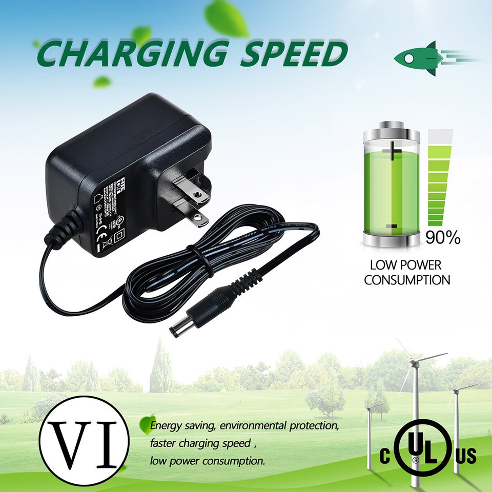 UL 5ft AC Adapter Charger for LG DP570MH 7 inch Portable DVD Player ...