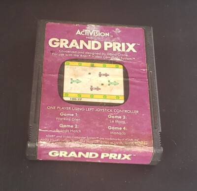 ATARI 2600 Grand Prix Activision Video Game Tested GC | eBay