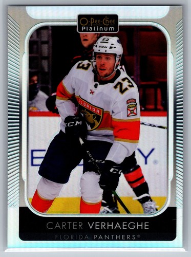 2021 O-Pee-Chee Platinum Carter Verhaeghe Rainbow #94 Florida Panthers ...