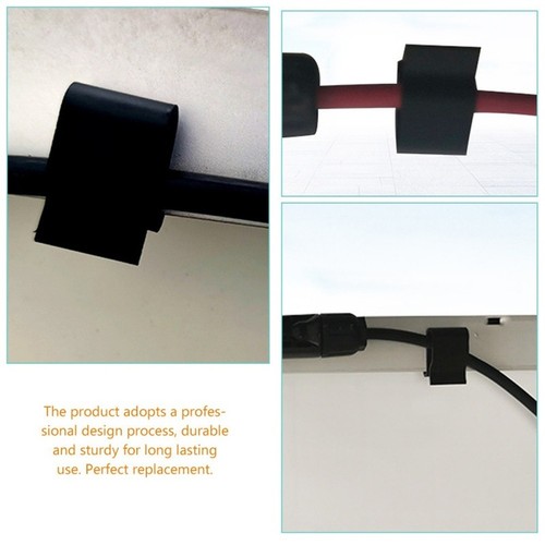 Cable Clamp for PV Systems Plastic Solar Panel Wire Clip Black 2.5 cm ...