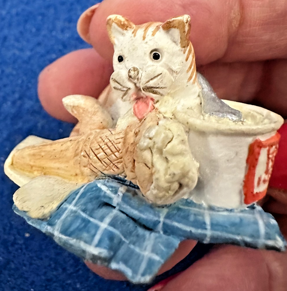 PETER FAGAN COLOUR BOX CAT MINIATURES X 3 Ornaments Saver Ice cream ...
