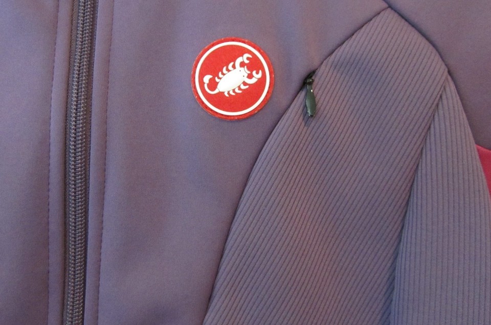 CASTELLI Women's Purple Illumina Cycling Jacket Thermal Windproof Aero ...