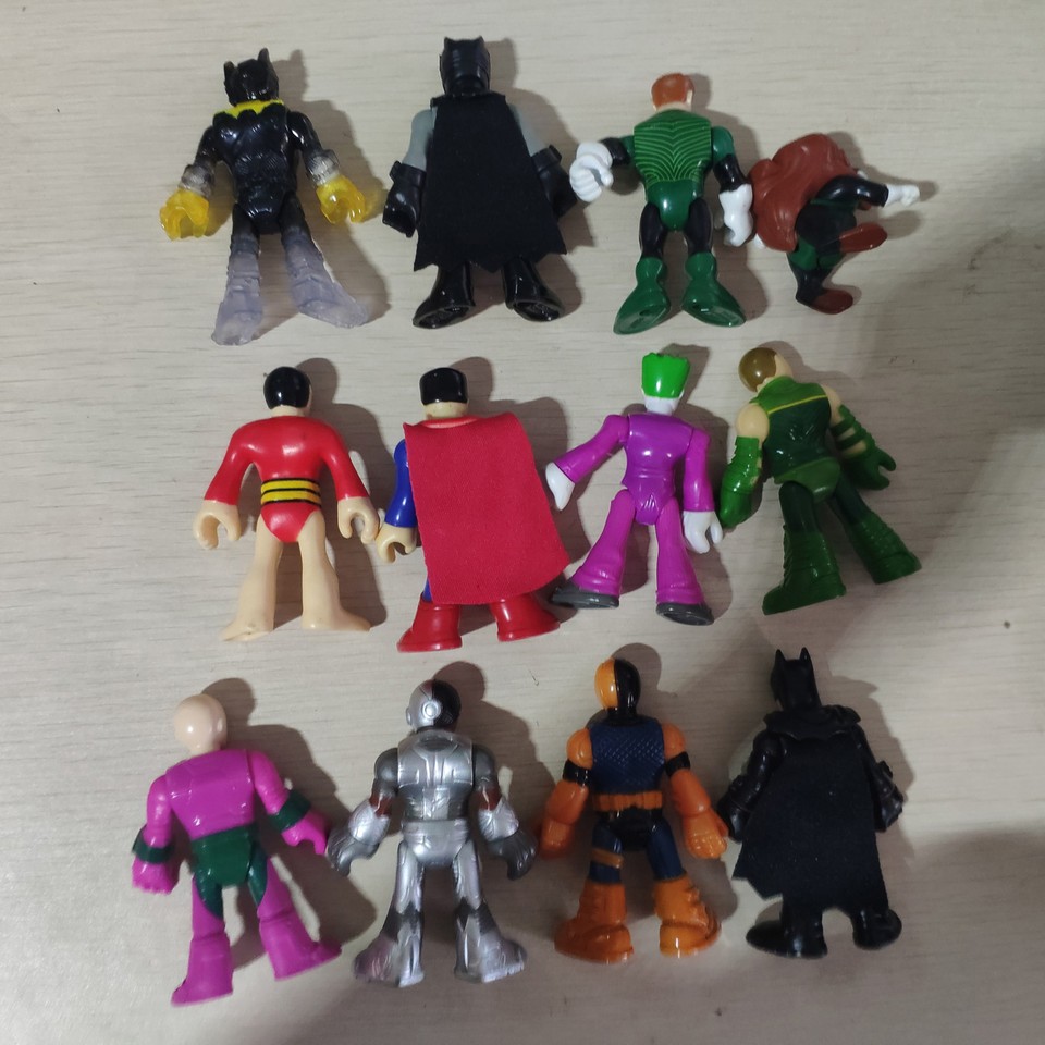 120pcs Imaginext DC Super Friends Plastic Man Deathstroke Green Arrow ...