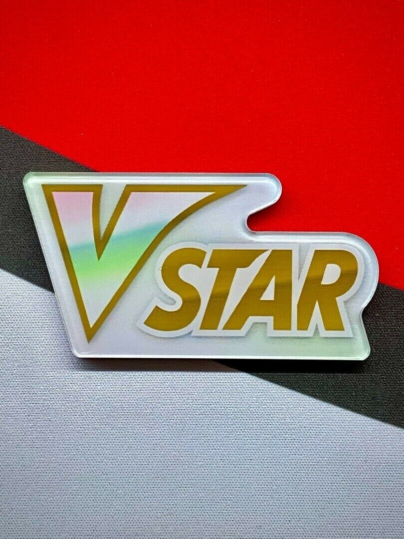 8x NEW Pokémon VSTAR Marker Tag Emblem from Glaceon/Leafeon Special ...