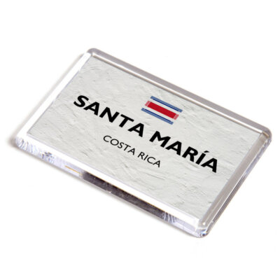 FRIDGE MAGNET - Santa Maria - Costa Rica - Lat/Long | eBay UK