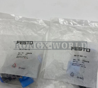 1PC FESTO HE-3-QS-12 153478 globe valve New | eBay