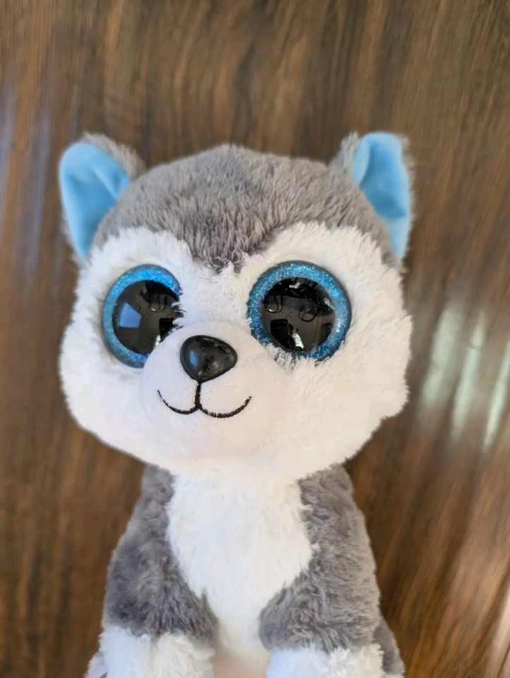Ty Husky Dog Puppy Blue Eyes 10 Inches Doll Soft Toy Plush Doll | eBay